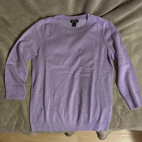 Halogen | Sweaters | Halogen X Atlantic Pacific Shimmer Sweater Purple ...